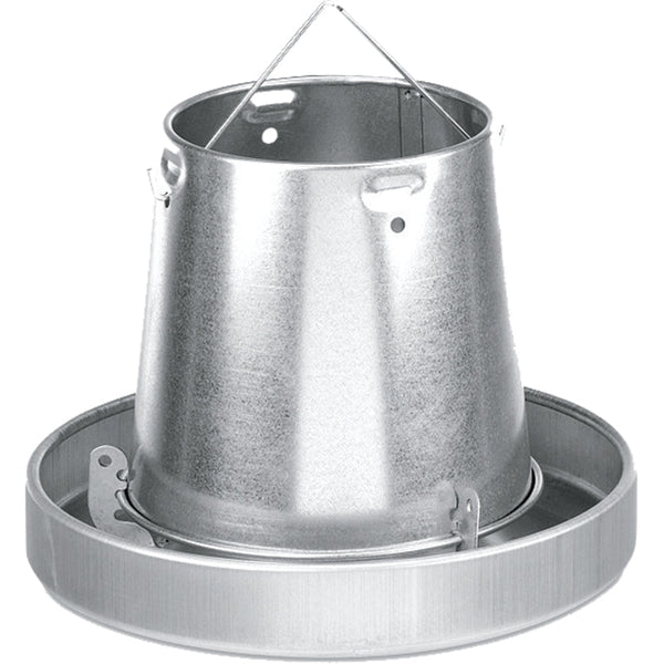 Galvanized Cone Poultry Feeder | 11, 22 & 44 lb - Cluck It All Farms