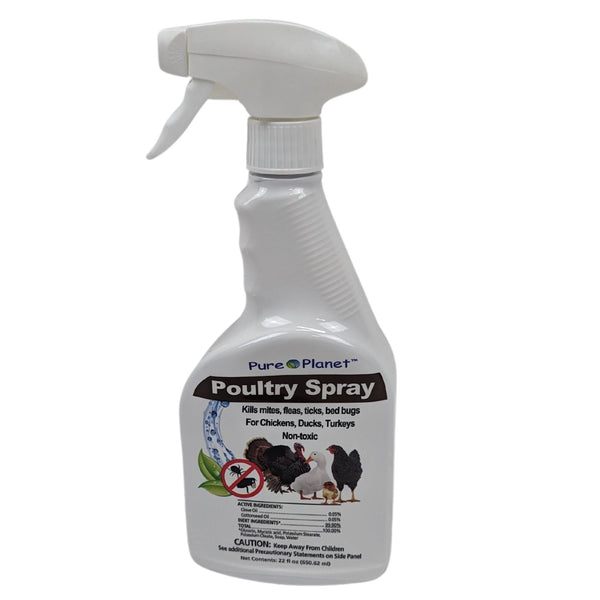 Pure Planet Poultry Spray 22oz - Cluck It All Farms