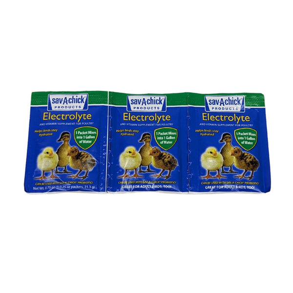 Sav-A-Chick Electrolytes 3-Pack — Hydration & Recovery - Cluck It All Farms